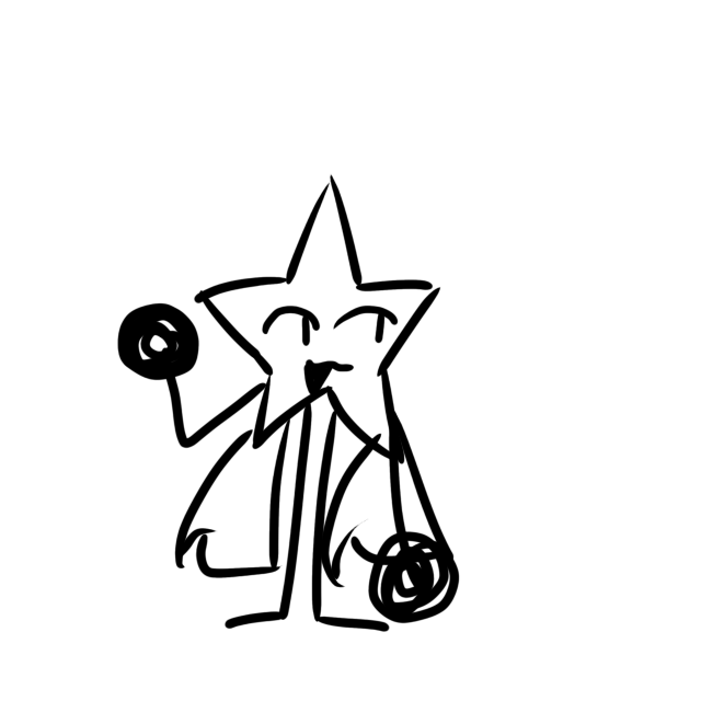 Cute Silly Star - ibisPaint