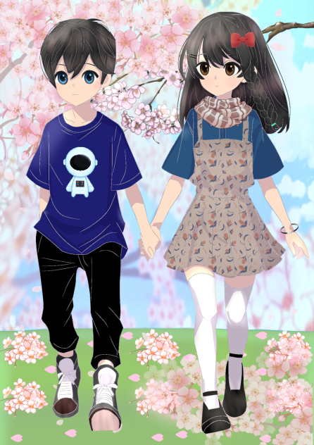 Childhood friends - ibisPaint