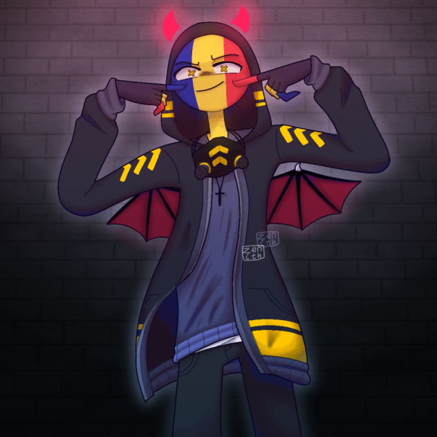 Romania CountryHumans - ibisPaint