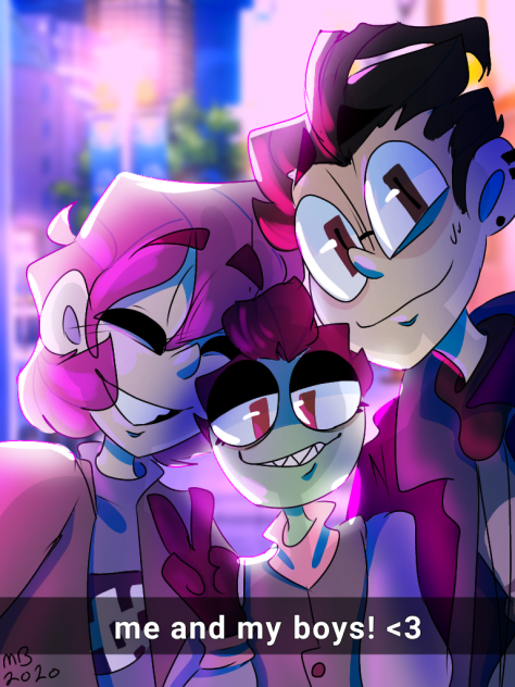 me and my boys! ♡ - ibisPaint