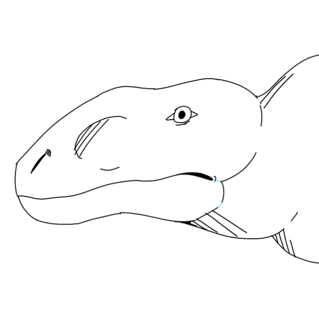 Dinosaur animation - ibisPaint
