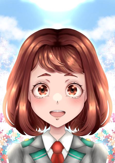 麗日お茶子,ウラビティ Ochako Uraraka,Uravity - ibisPaint