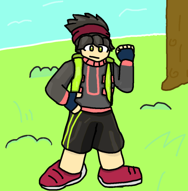 pokemon trainer Zach - ibisPaint
