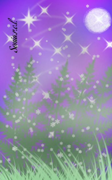 paisaje de noche n°6 - ibisPaint