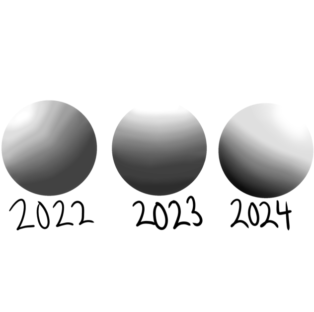 Grayscale 2 circles - ibisPaint