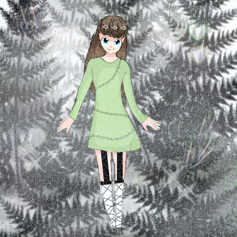 Girl in the trees - ibisPaint