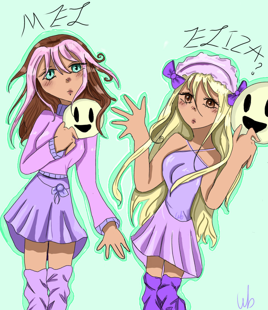 mel and eliza - ibisPaint