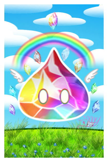 Rainbow Slime - ibisPaint