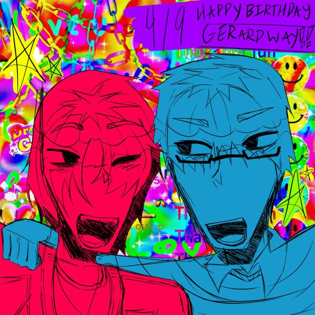 GERARD WAY BIRTHDAY ART!! - ibisPaint
