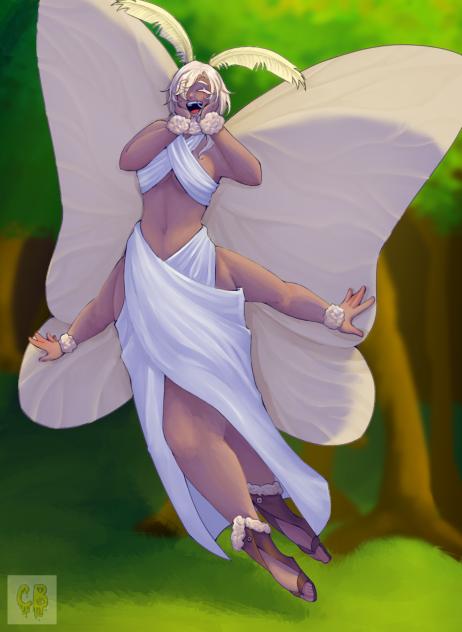 Silk Moth oc!! - ibisPaint