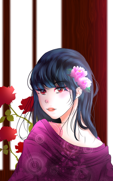 beautiful woman - ibisPaint