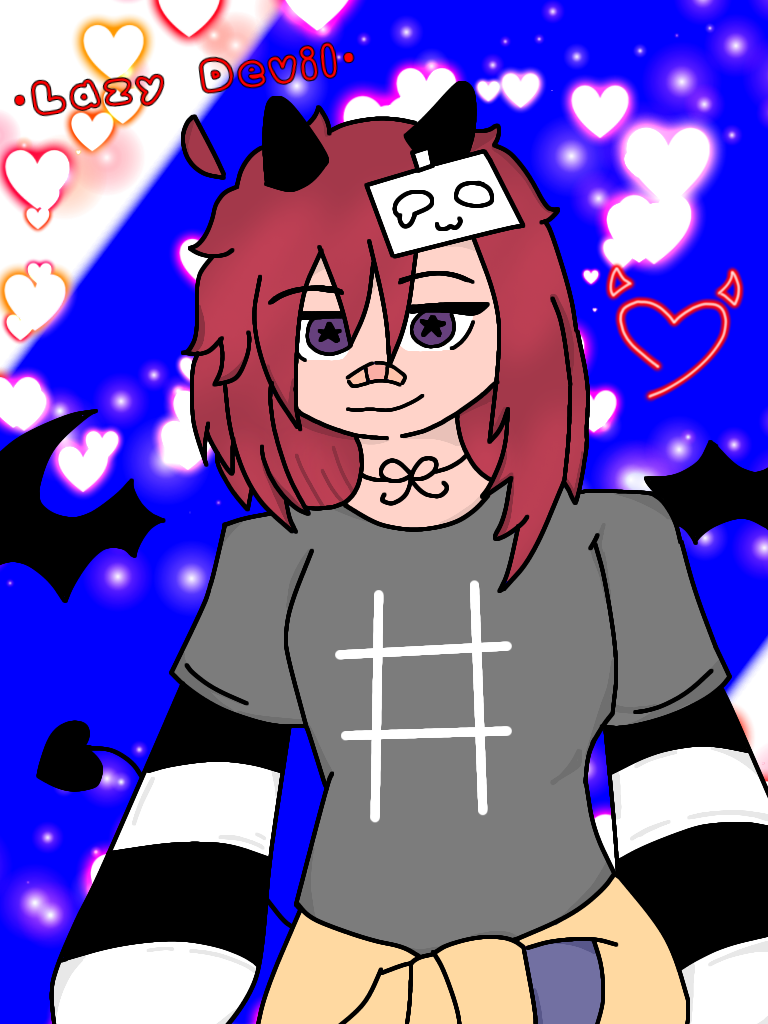 Fanart for Lazy devil - ibisPaint