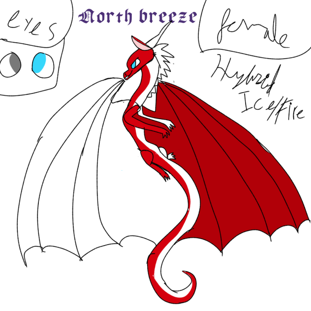 My new oc, north breeze - ibisPaint
