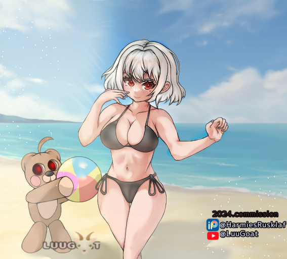 AISHA OC REMASTERED SUMMER BIKINI ED - ibisPaint