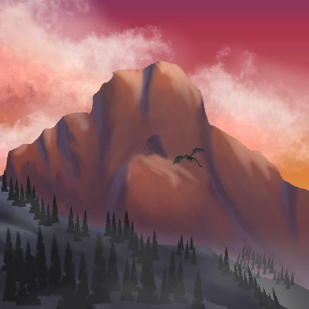 Mountain Cave - ibisPaint