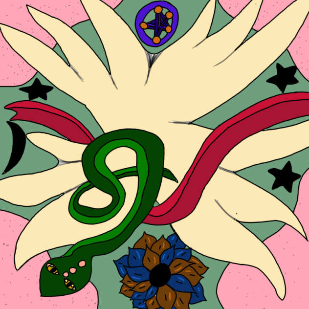 flying snake - ibisPaint