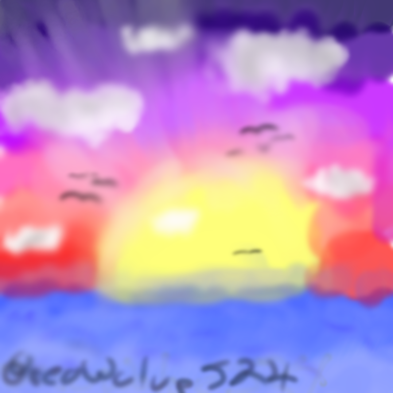 🌅Sunset horizon🌄 - ibisPaint