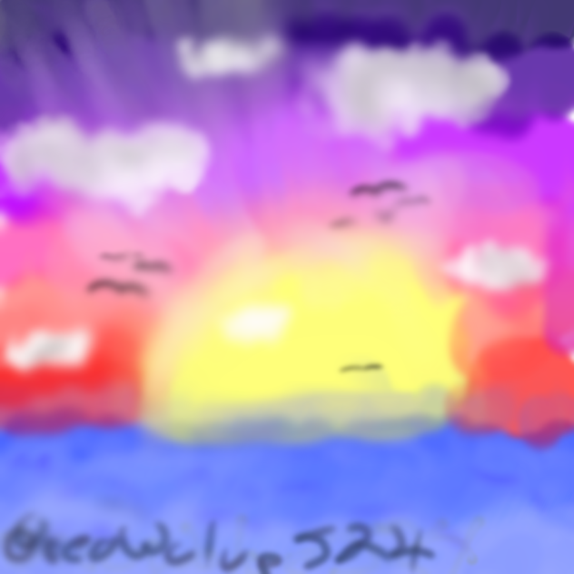 🌅Sunset horizon🌄 - ibisPaint