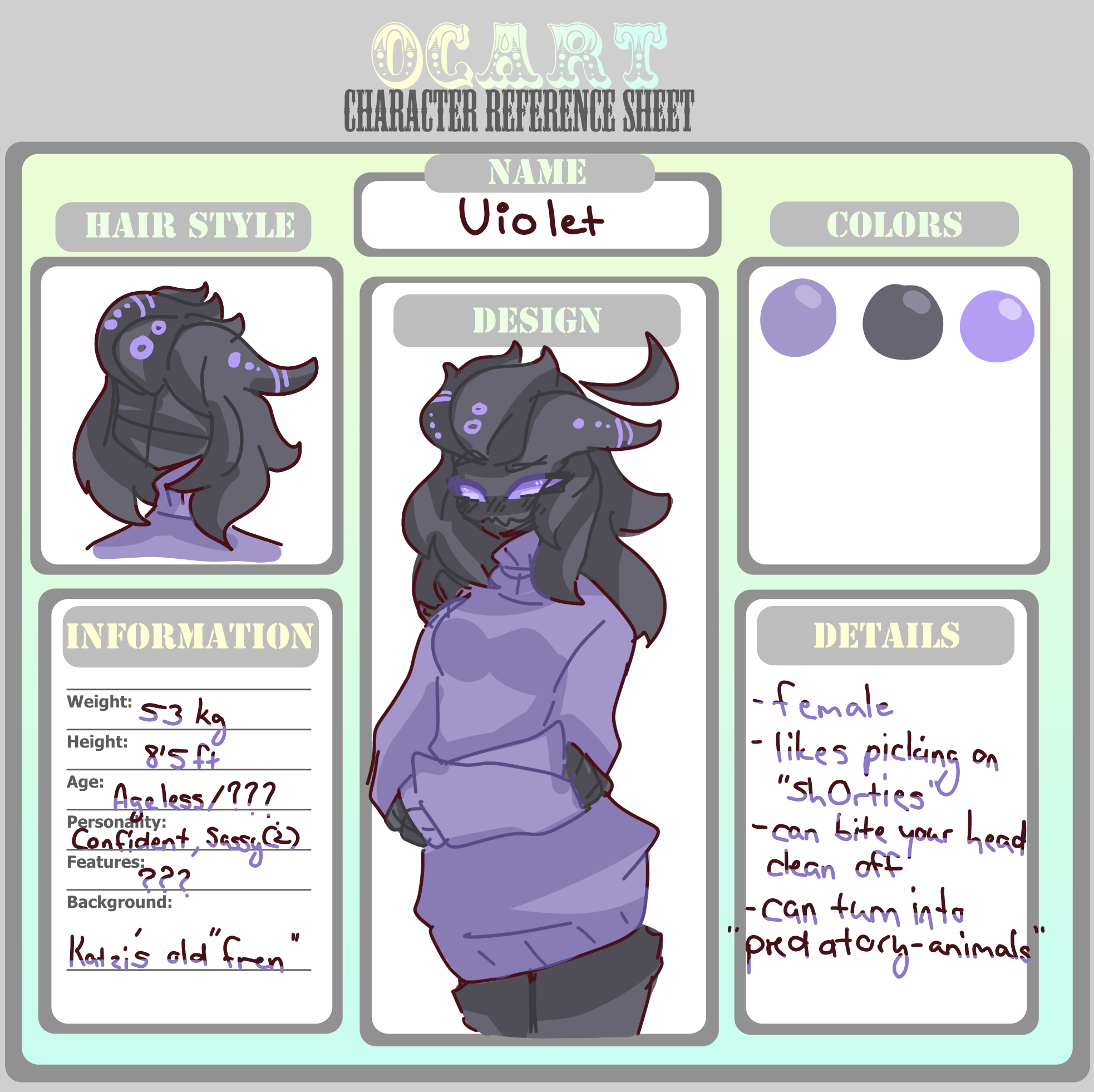 Violet ref sheet - ibisPaint