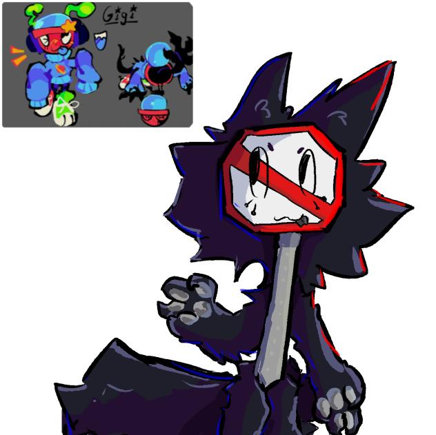 Here’s my friend drawing my oc - ibisPaint