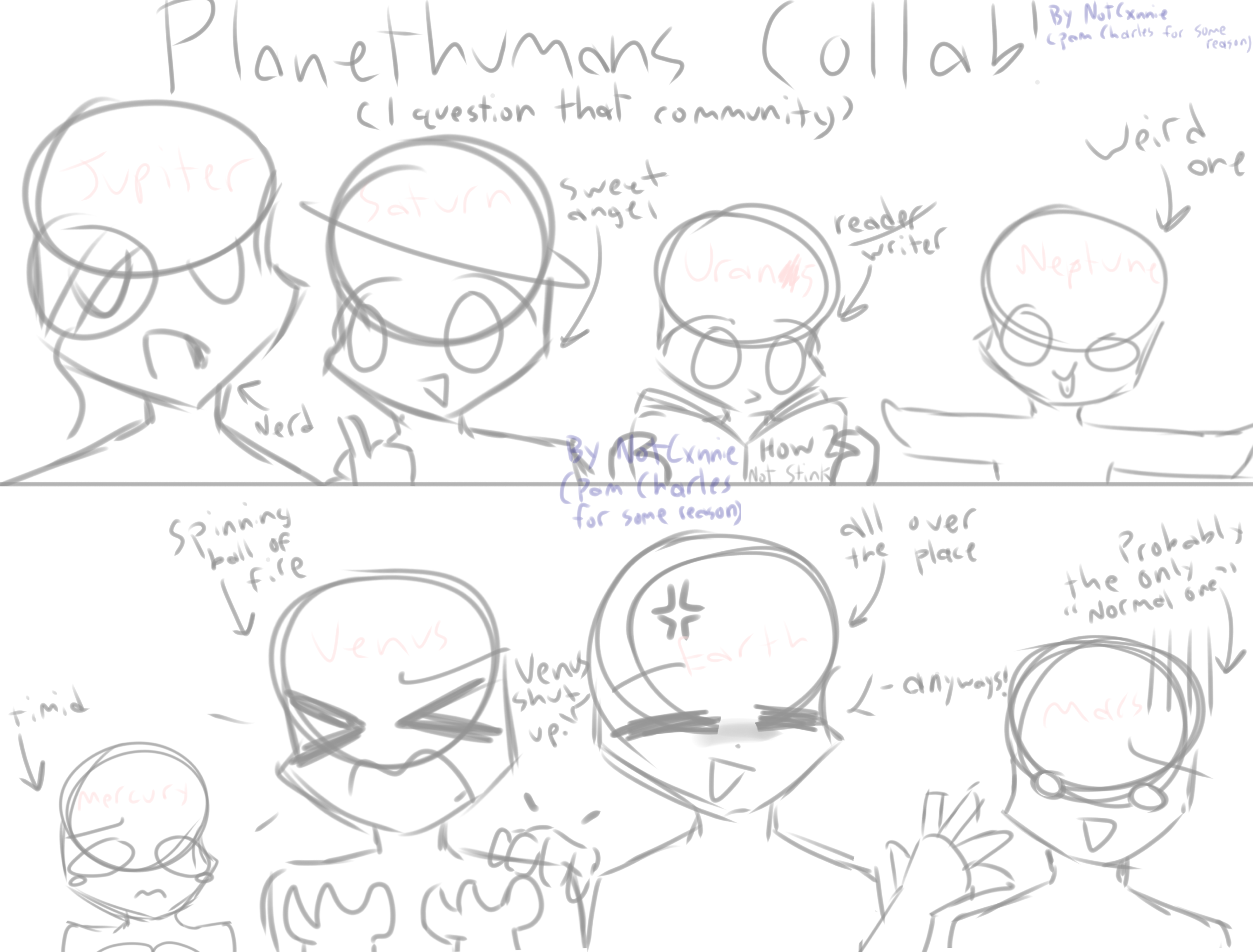 Planethumans free-to-join collab! - ibisPaint