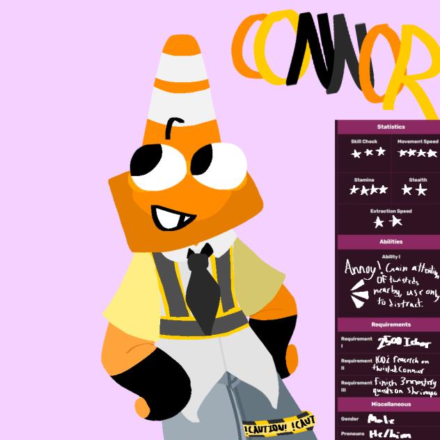 Connor character sheet (DW OC AGAIN) - ibisPaint