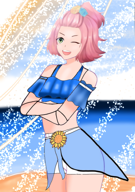 angela summer skin - ibisPaint