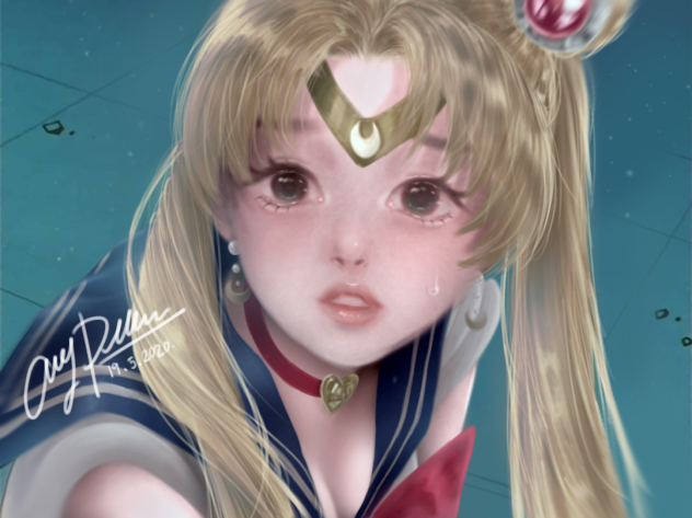 sailormoon redraw🌚(old work) - ibisPaint