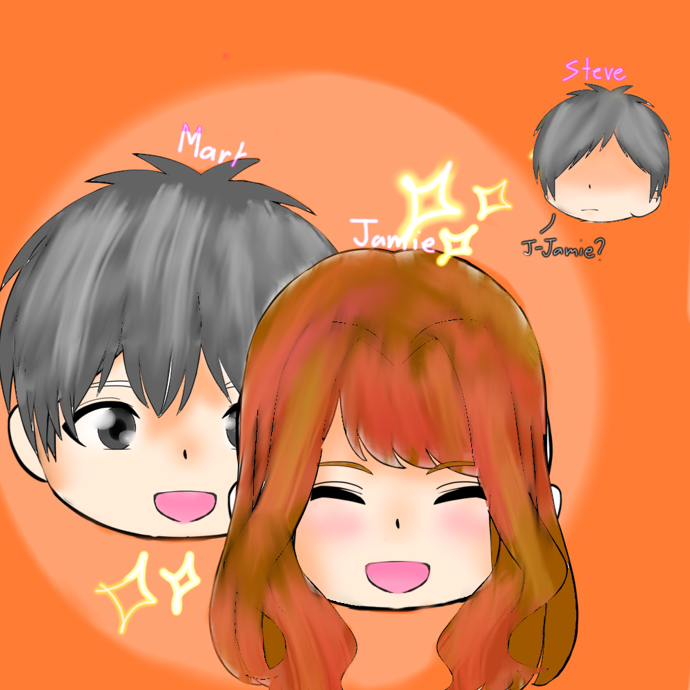 Steve Jamie and Mark's love triangle - ibisPaint