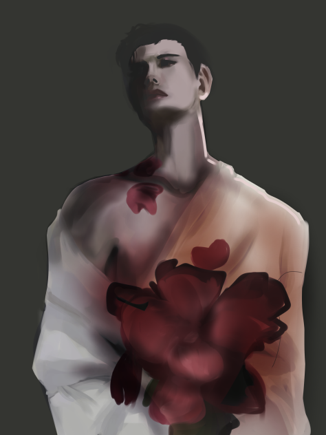 mirada perdida - ibisPaint