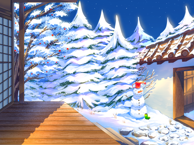 Winter Backyard 🗻 - ibisPaint