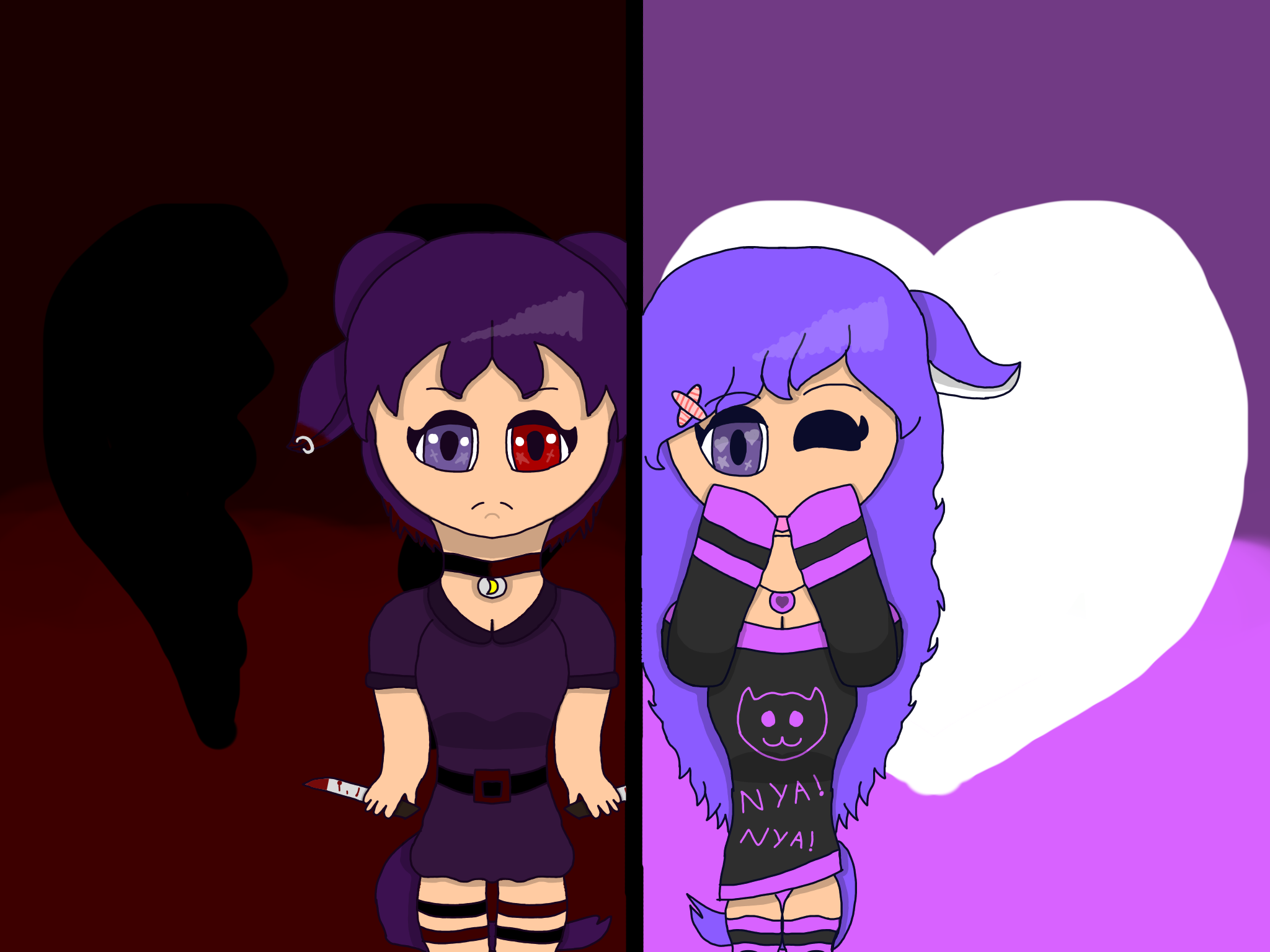 good side and bad side (art contest) - ibisPaint