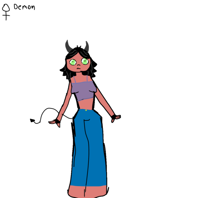 demon girl - ibisPaint