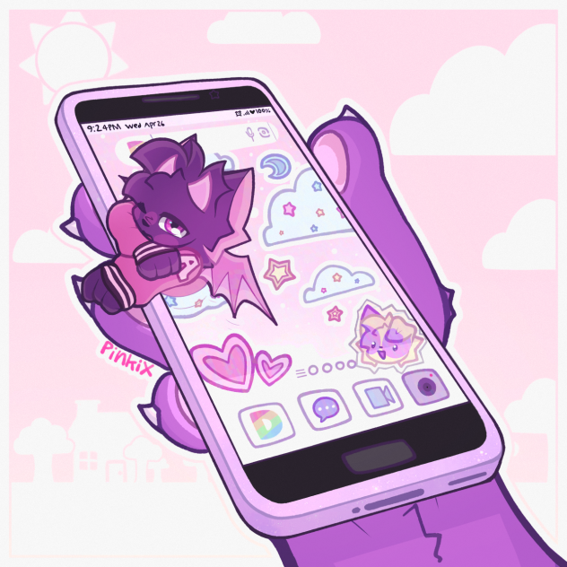 On my phone - ibisPaint