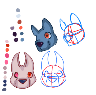 ideias de furry pa desenhar ou animar - ibisPaint