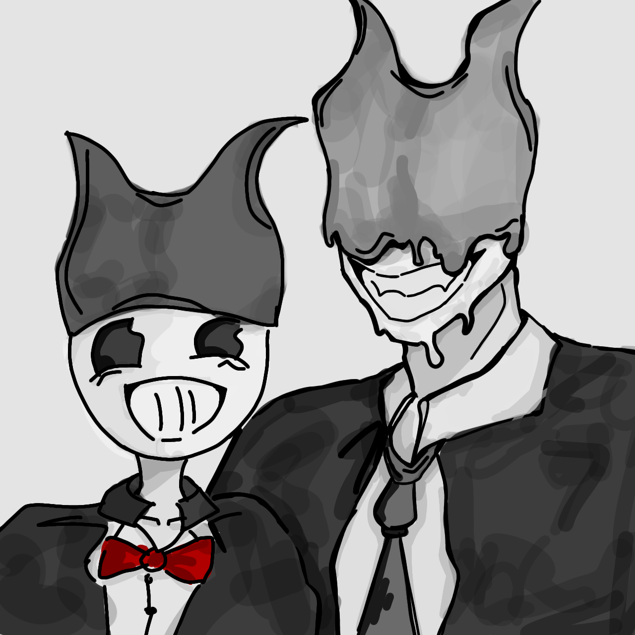 ink bendy drawing - ibisPaint