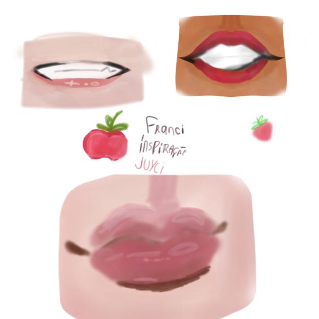lábios inspirados na obra de juicy👄 - ibisPaint