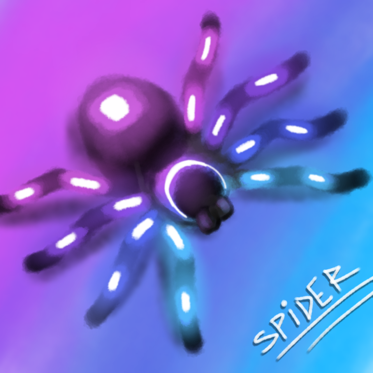 Neon Spider - ibisPaint