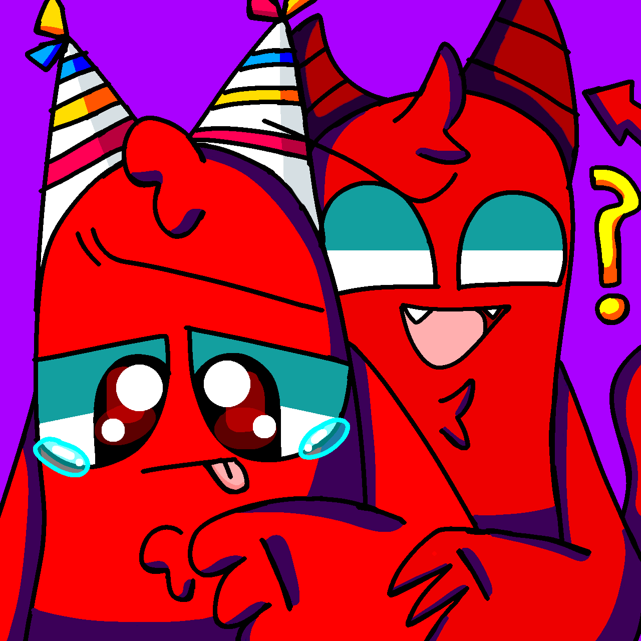 Banban and Evil Banban - ibisPaint