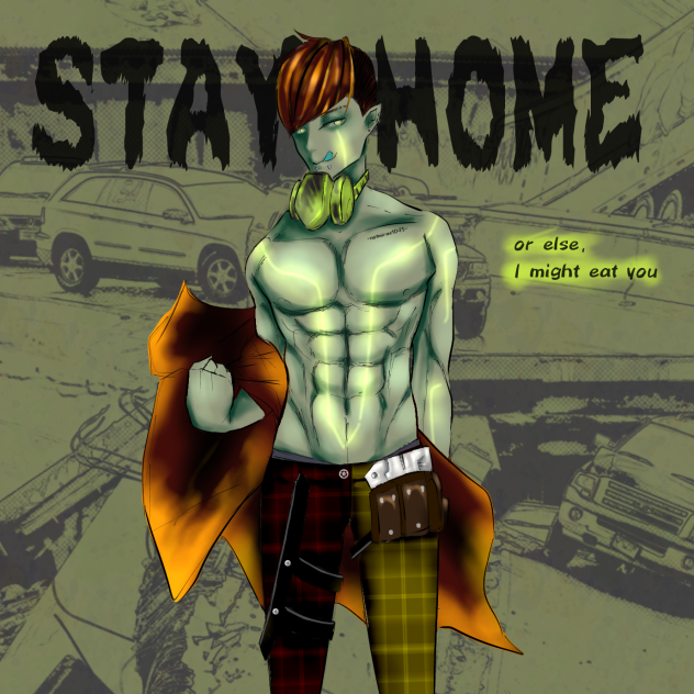 Biopunk Zombie - ibisPaint