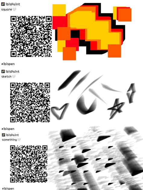 QR codes🤍brushes - ibisPaint