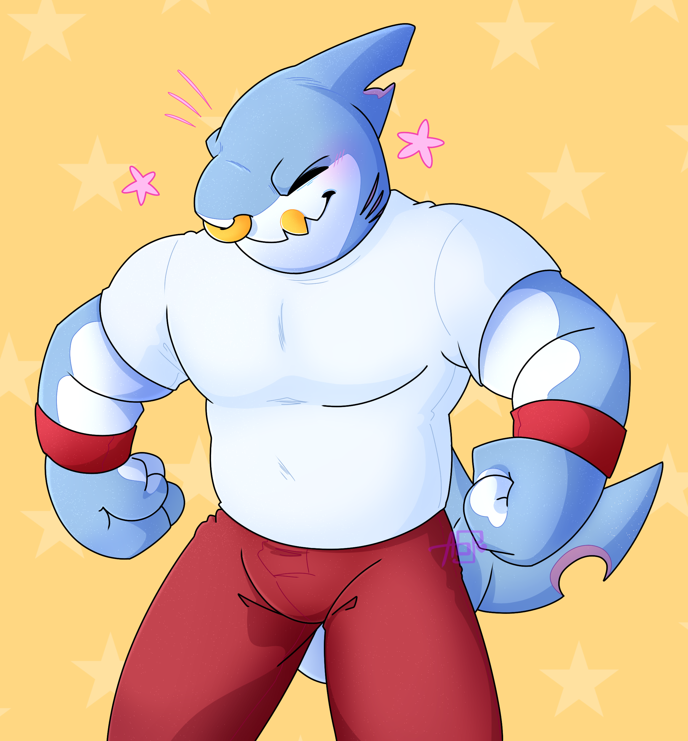 Just a shark - ibisPaint