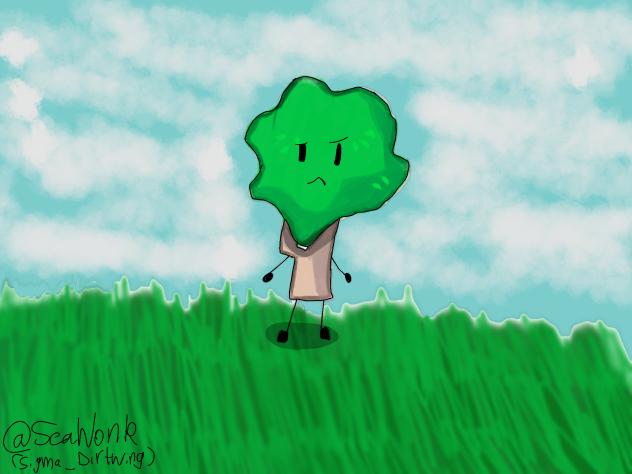 Tree fanart (Bfdi) - ibisPaint