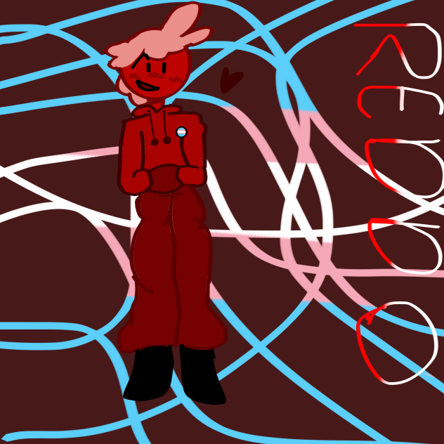 Humanized Reddo - ibisPaint