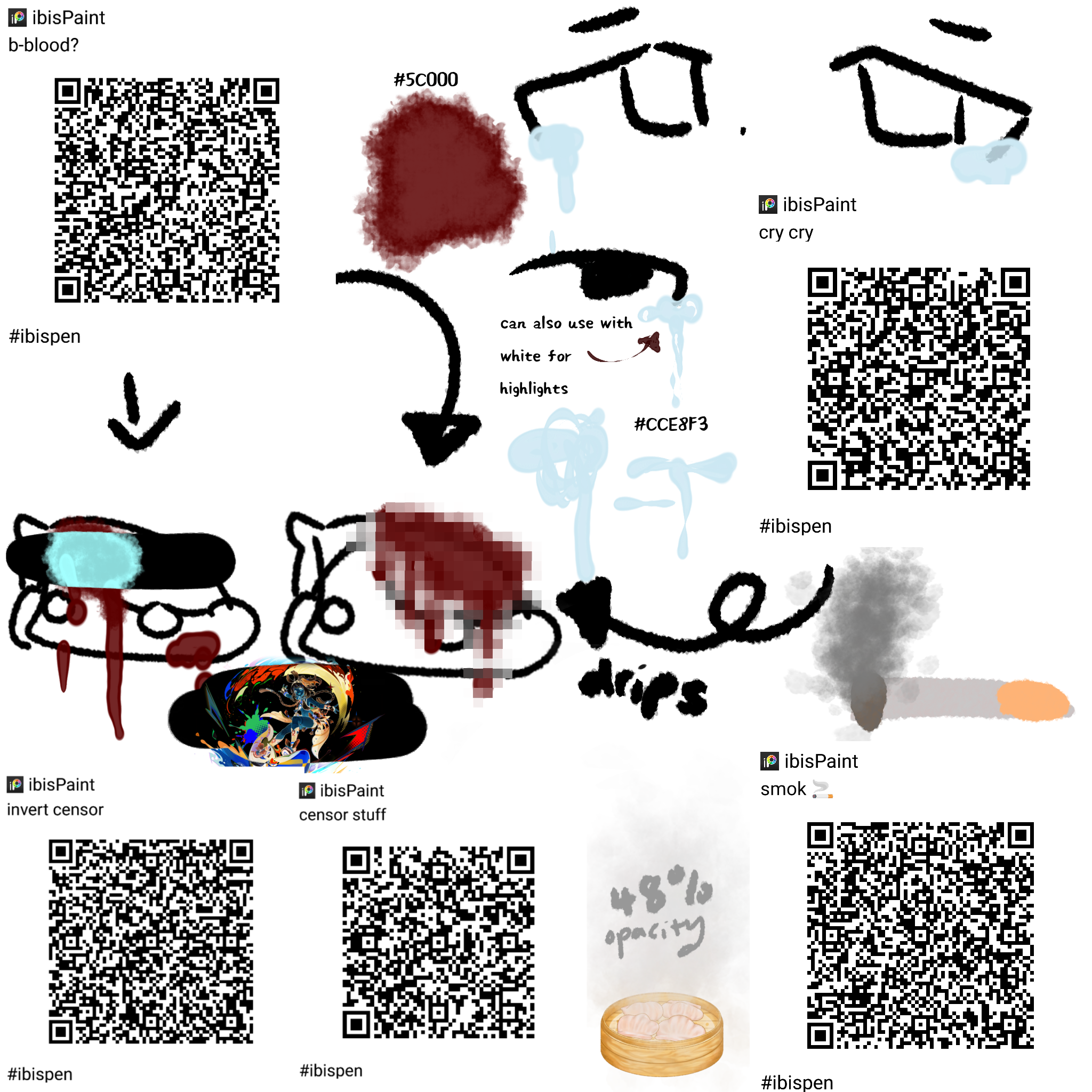 censorship+others brush set - ibisPaint