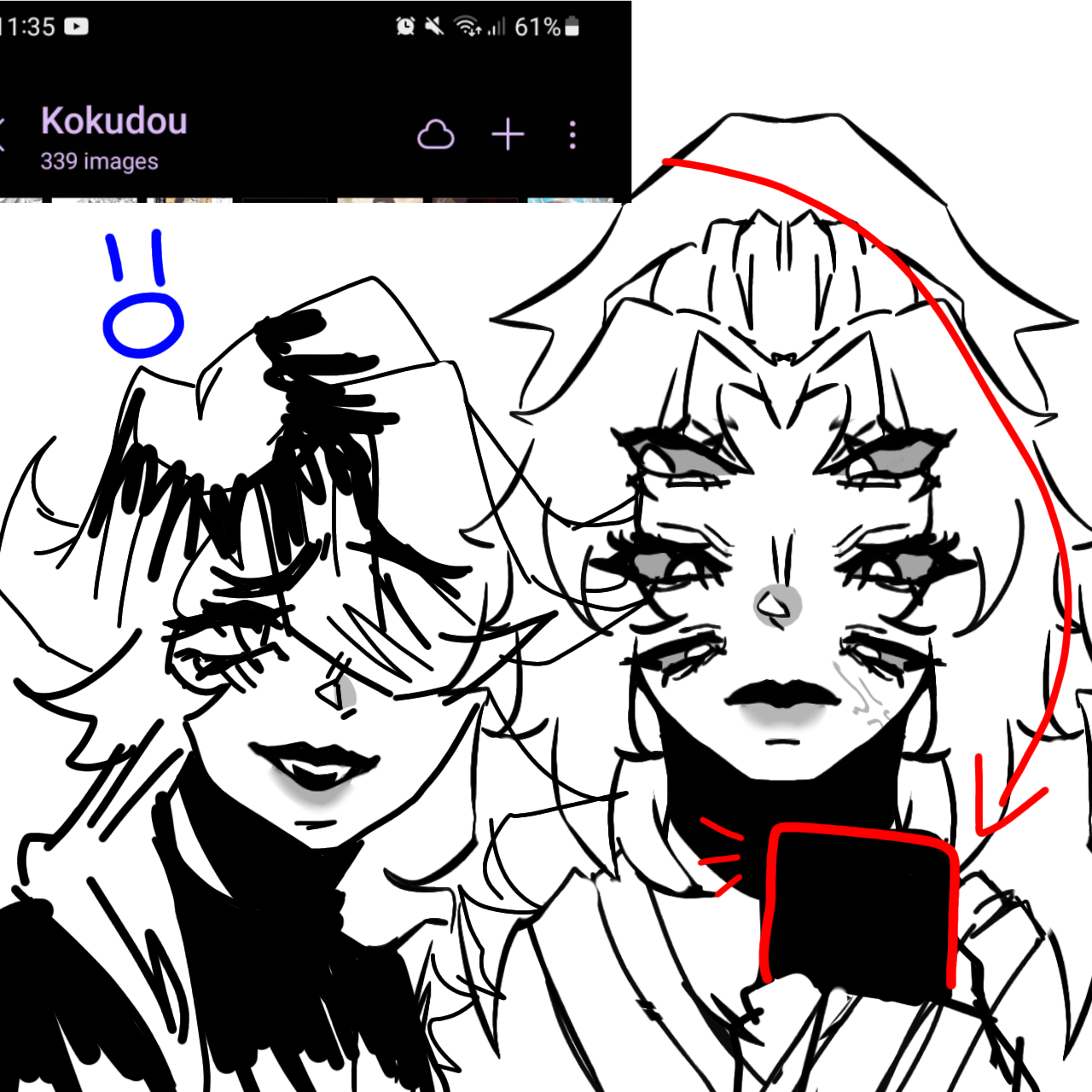 My hands are sweating - ibisPaint