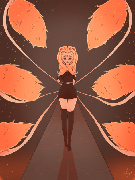 Fire lion - ibisPaint