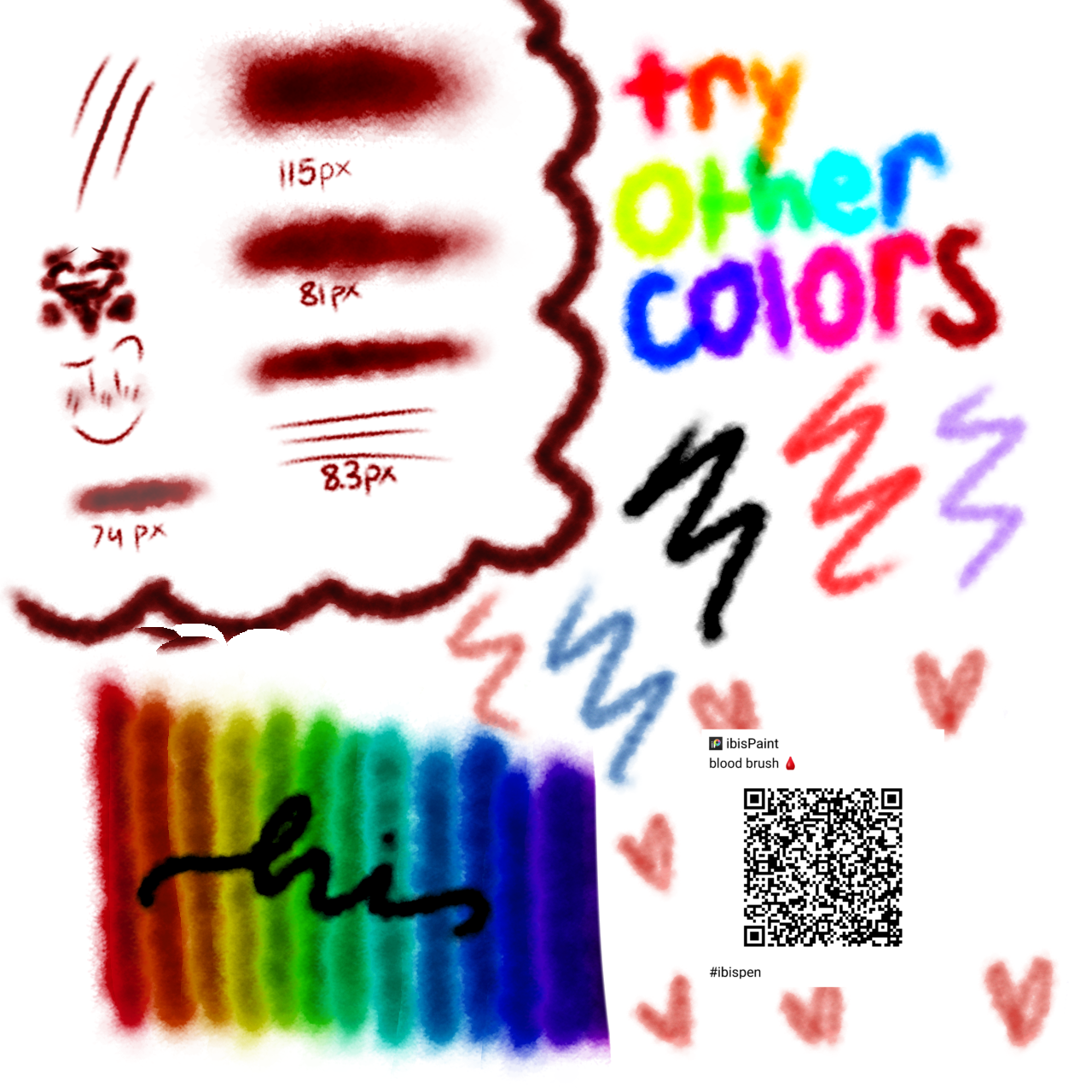 bl00d bwush - ibisPaint