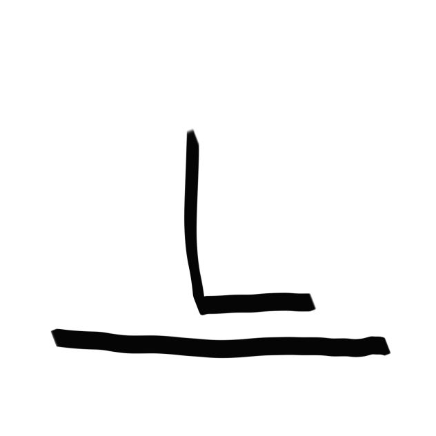 L stands for loser. - ibisPaint