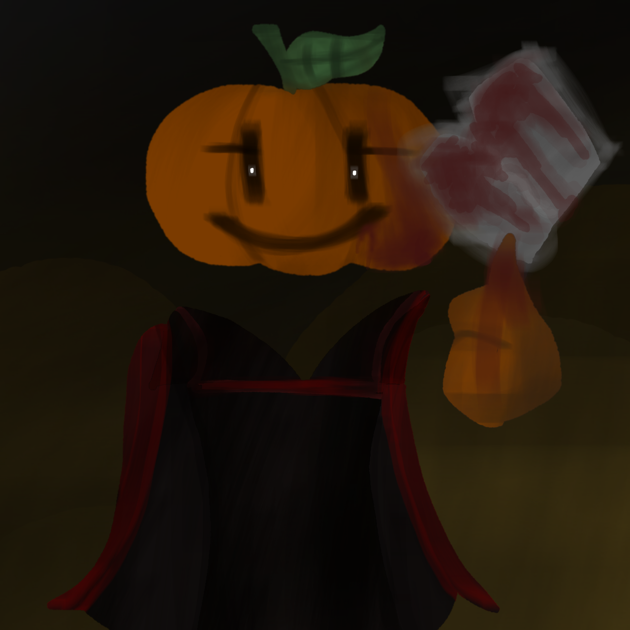 The Pumpkin Lady - ibisPaint
